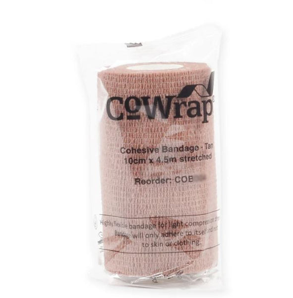 Co-Wrap Cohesive Bandage 10cm x 4.5m Tan (18 Roll/ Box) – GENTREX INTERNATIONAL MEDICAL SUPPLIES ...