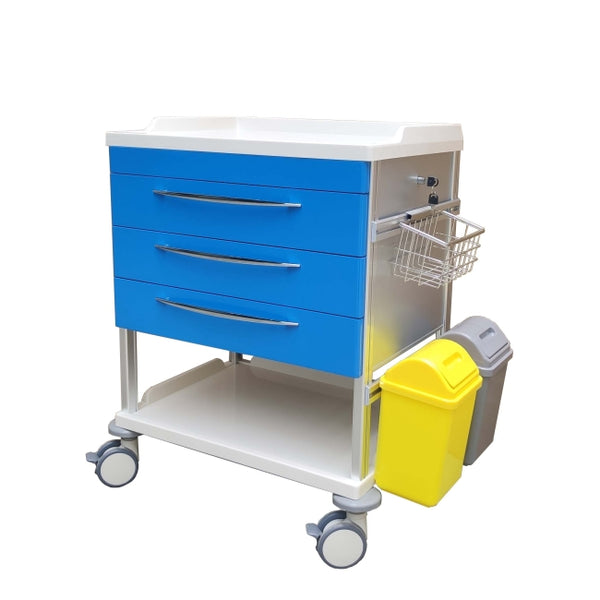 Treatment Trolley 3 Drawer – GENTREX INTERNATIONAL MEDICAL SUPPLIES PTY LTD