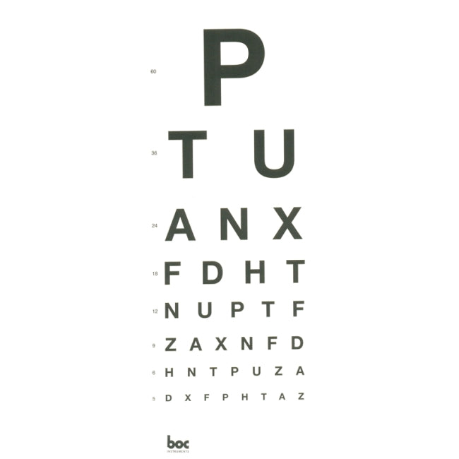 3 Metre Eye Chart – GENTREX INTERNATIONAL MEDICAL SUPPLIES PTY LTD