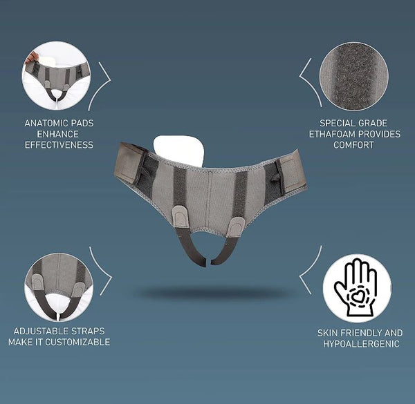 Inguinal Hernia Belt – GENTREX INTERNATIONAL MEDICAL SUPPLIES PTY LTD