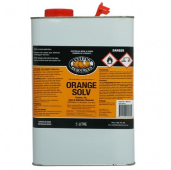 Orange Solv Gp - Water Solvent Cleaner & Carpet Spotter (5 Litre ...